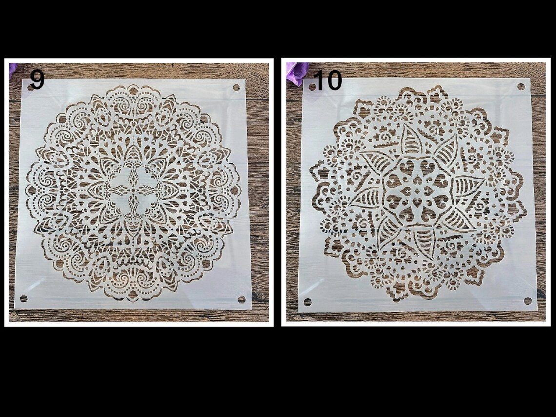 30 30cm Size Diy Craft Mandala Mold for Painting Stencils - Etsy