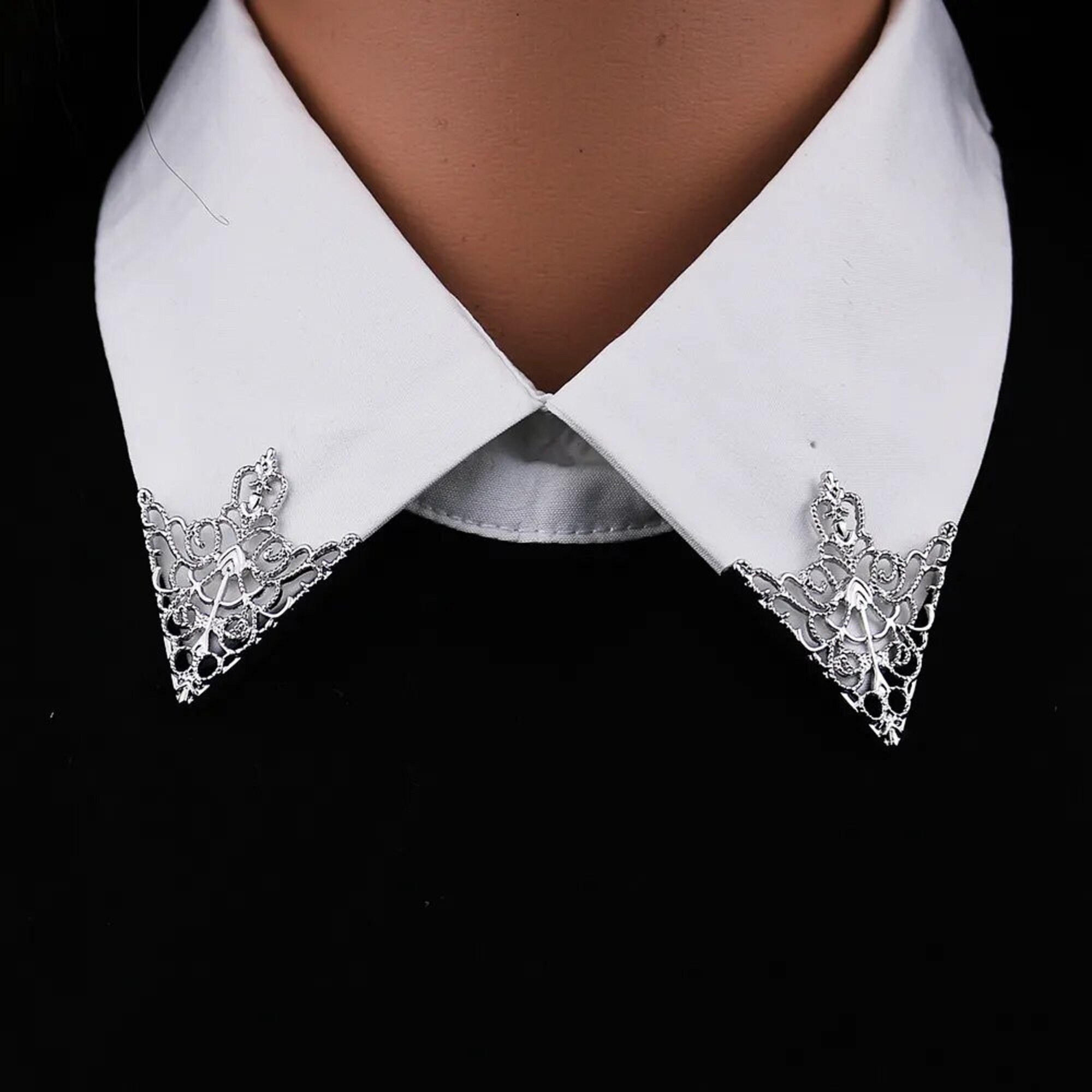 Vintage Triangle Shirt Collar Pin Collar Brooch Women's - Etsy