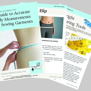 A Guide to Accurate Body Measurements for Garment Sewing | E-book ...