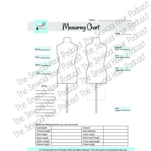 A Guide to Accurate Body Measurements for Garment Sewing | E-book ...