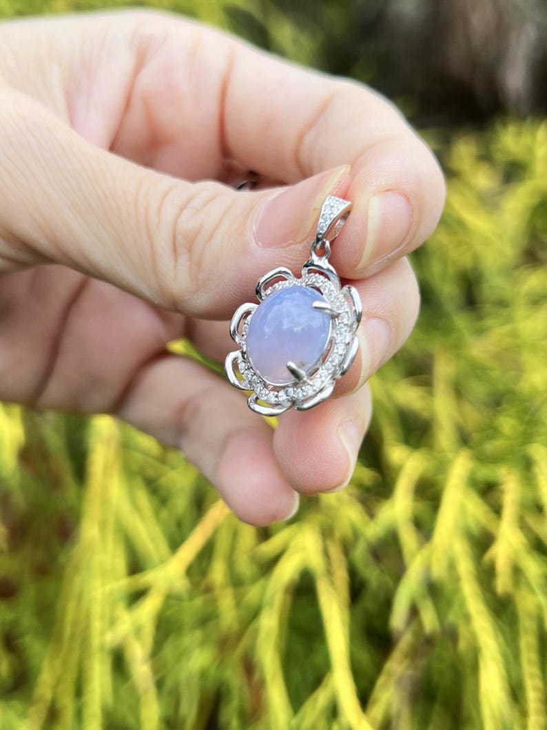 Ellensburg Blue Agate Pendant, Ellensburg Blue Jewelry in Sterling ...