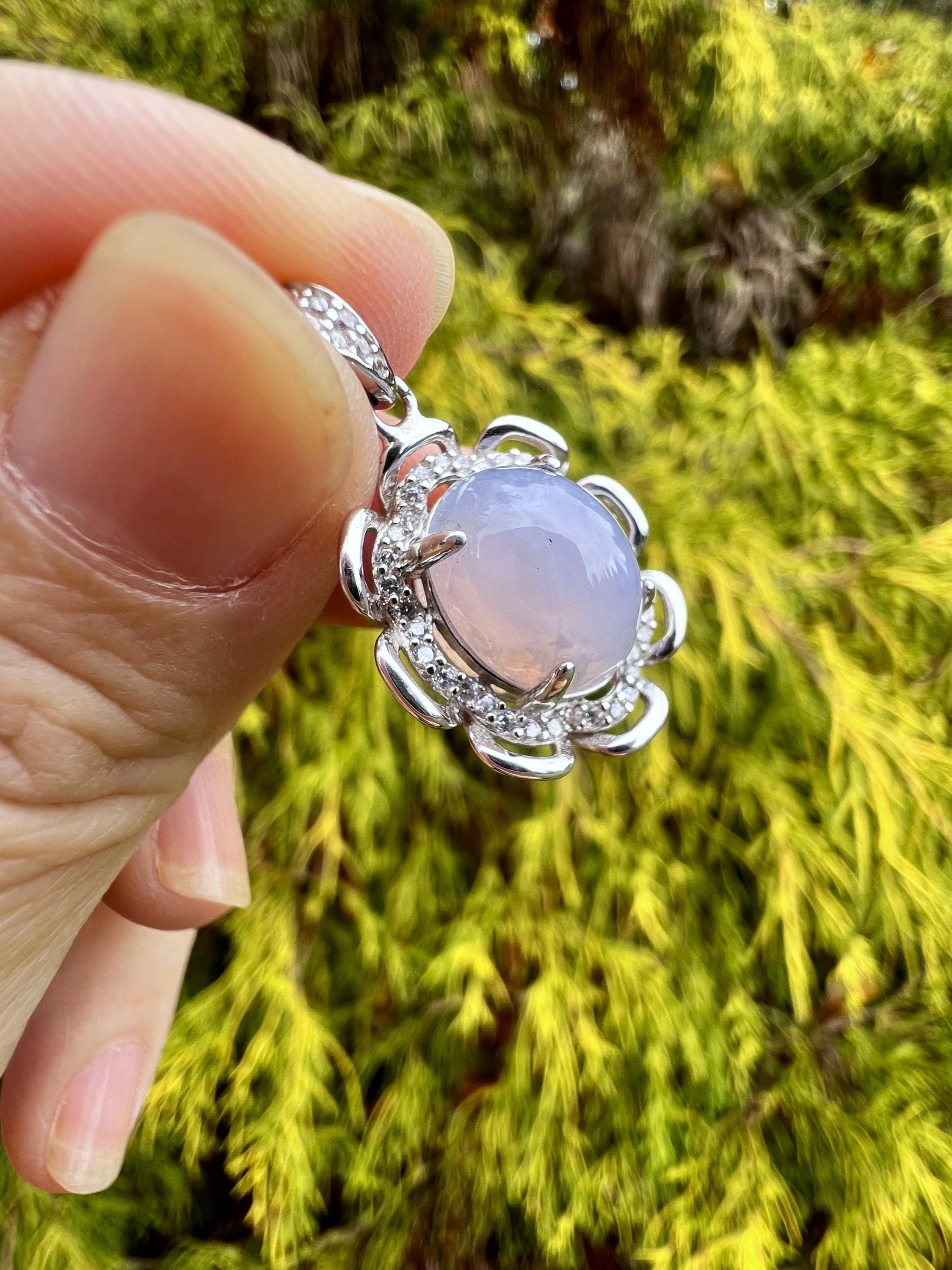 Ellensburg Blue Agate Pendant, Ellensburg Blue Jewelry in Sterling ...