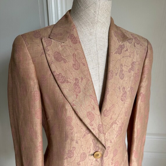Giorgio Armani Le Collezioni Linen/Silk blend Blazer … - Gem
