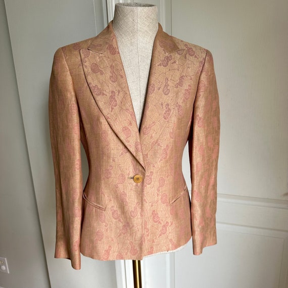 Giorgio Armani Le Collezioni Linen/Silk blend Blazer … - Gem