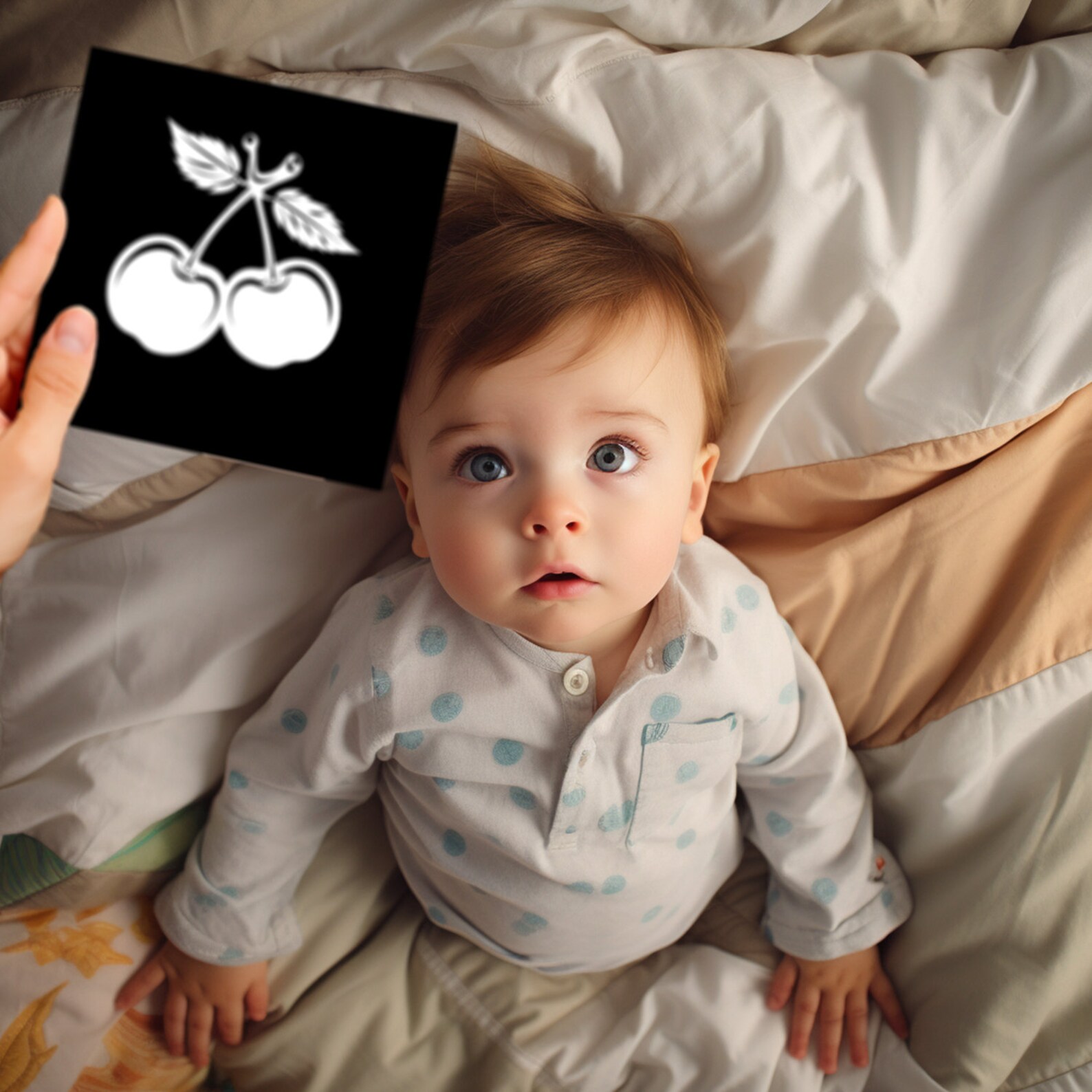 Baby Sensory Card, Black and White High Contrast Cards, Pack of 43 ...