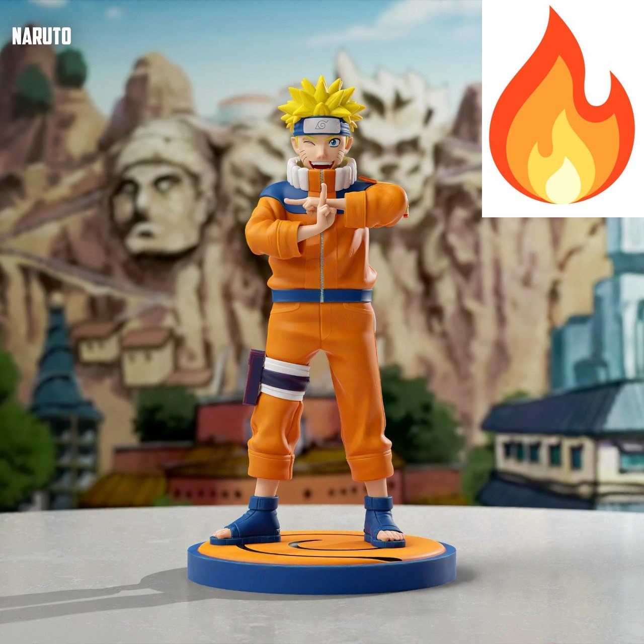 3D model FAN ART STL Naruto Fire3DSTL - Etsy Portugal