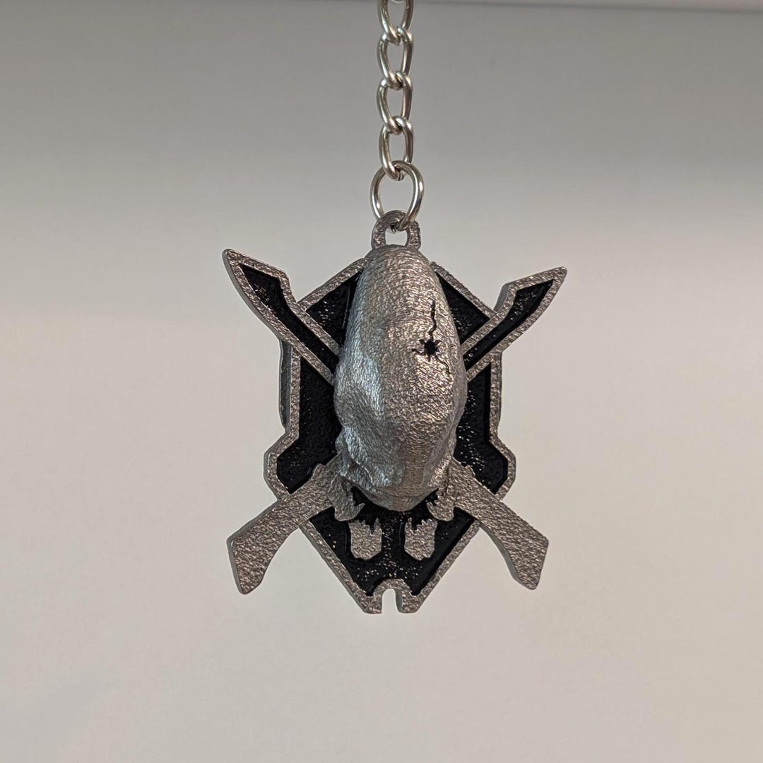 Legendary Shield - Halo Inspired Metal Keychain - Etsy