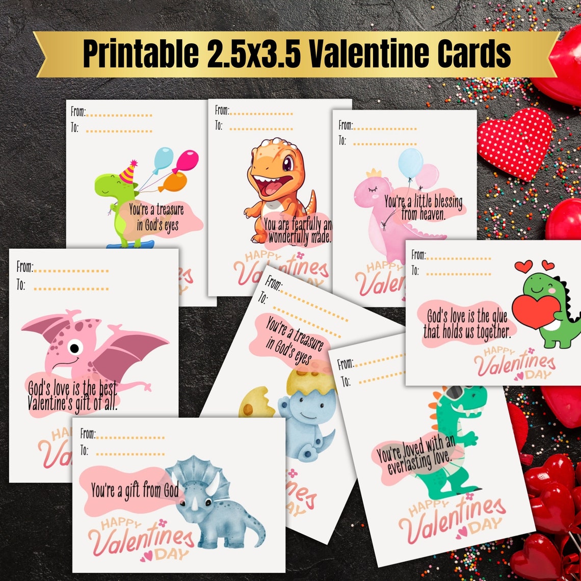 Preschool Valentines | Printable Valentine Cards for Kids| Christian ...