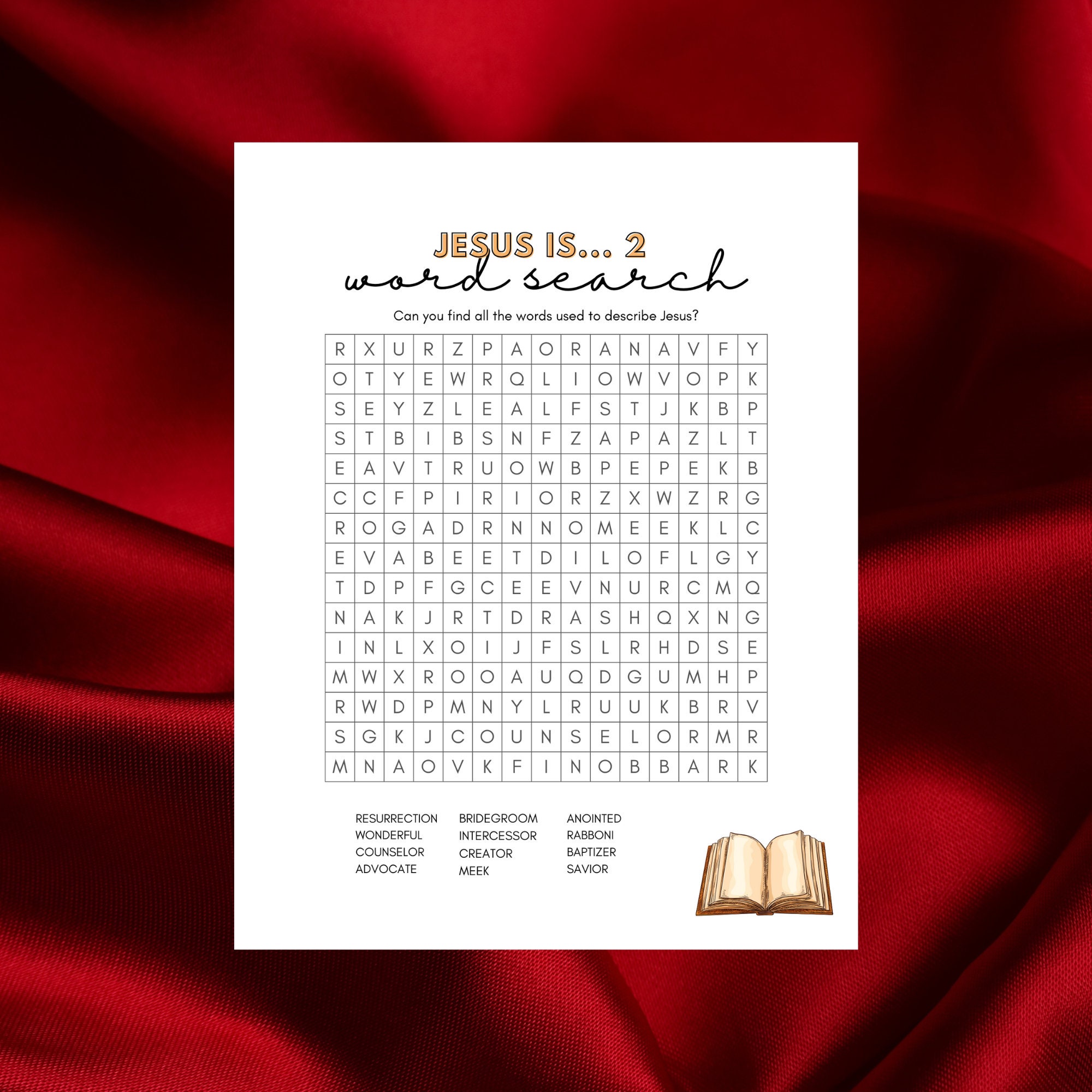 Christian Games Wordsearch Printable, Childrens Ministry Word Search ...