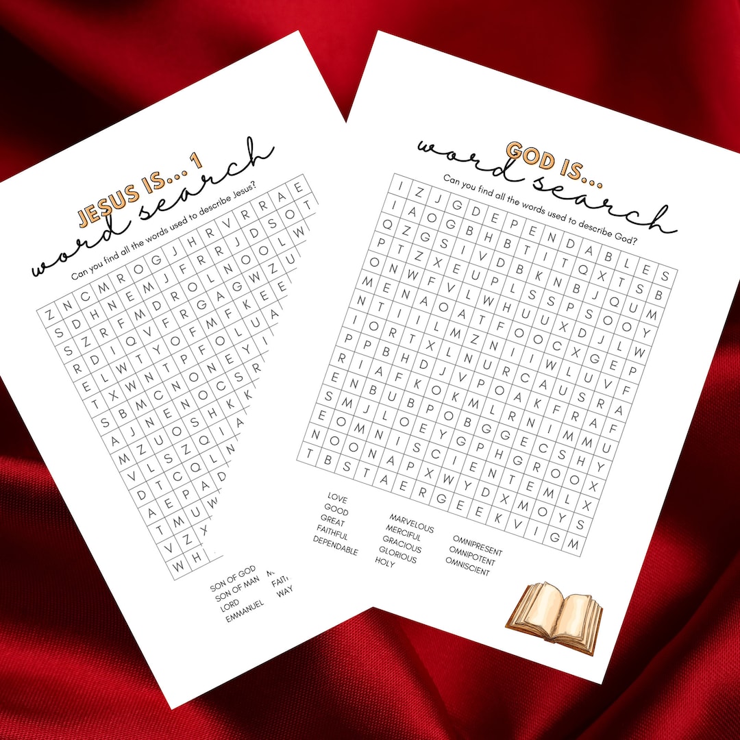 Christian Games Wordsearch Printable, Childrens Ministry Word Search ...