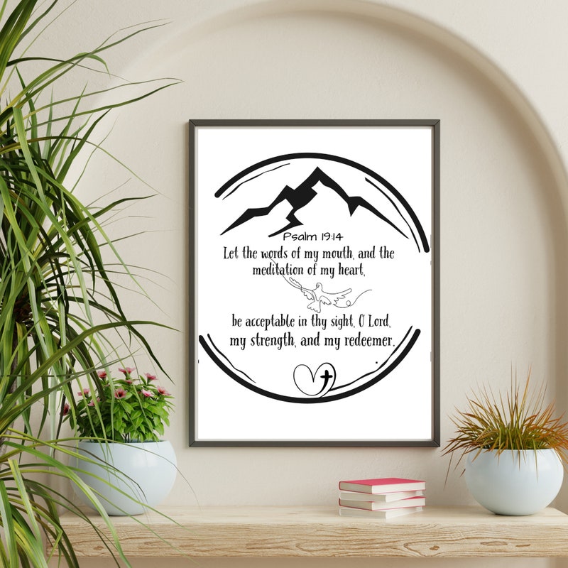Psalm 19 14 - Etsy