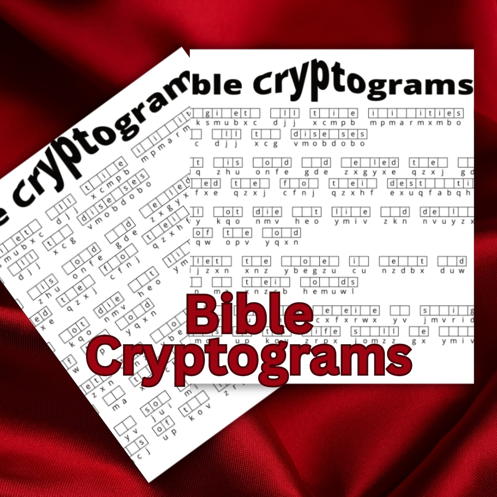 Cryptogram | Bible Cryptograms From Healing Scriptures | Printable Bible Games - Etsy