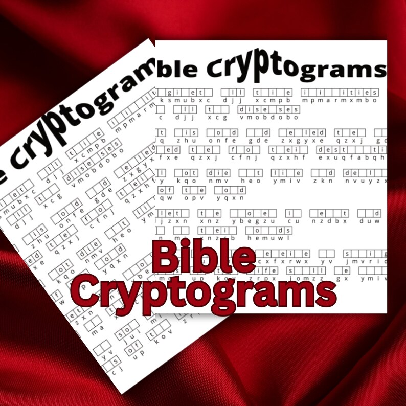 Cryptogram | Bible Cryptograms From Healing Scriptures | Printable ...