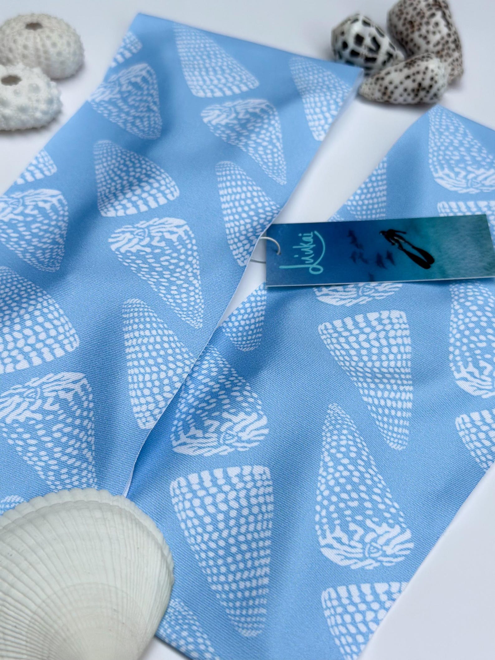 Dive Headband Scuba Dive Headband Baby Blue Cone Shell - Etsy