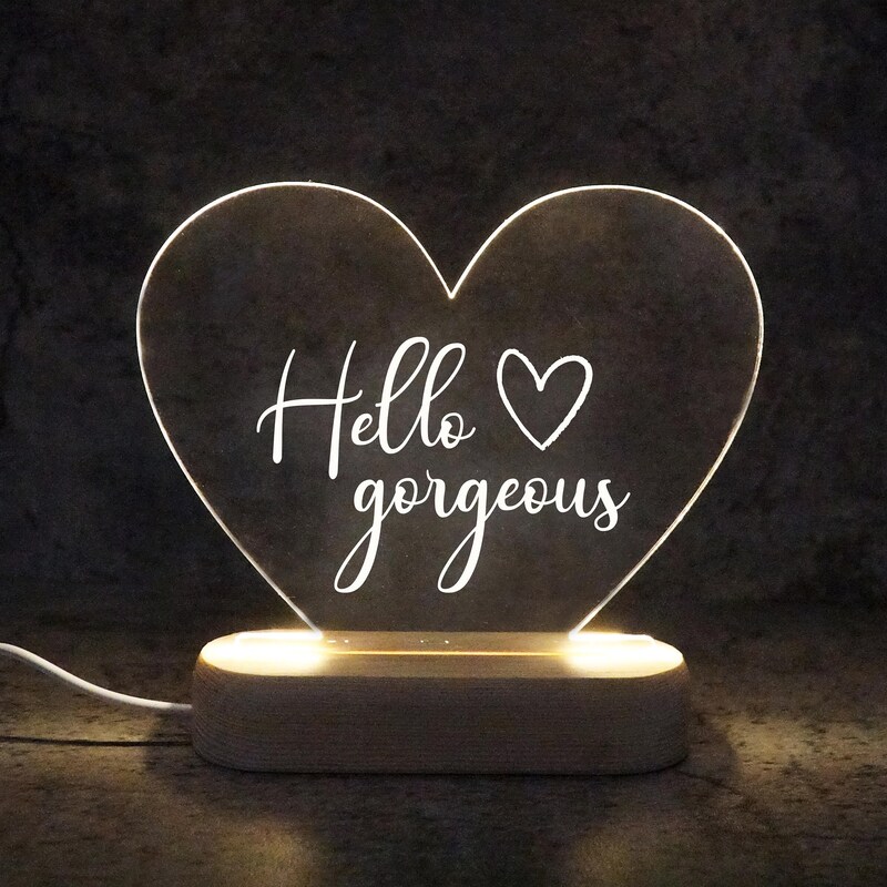 Hello Gorgeous Neon Sign - Etsy