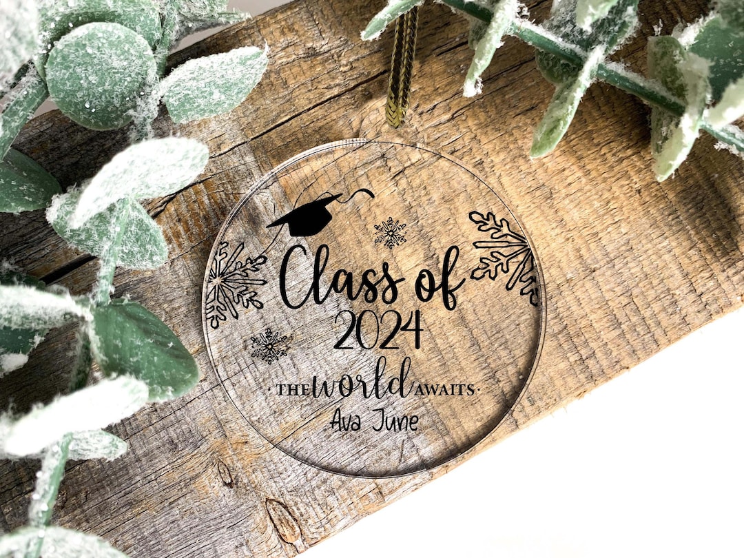 Custom Graduation Ornaments,high School Grad,acrylic Ornaments,gift for ...