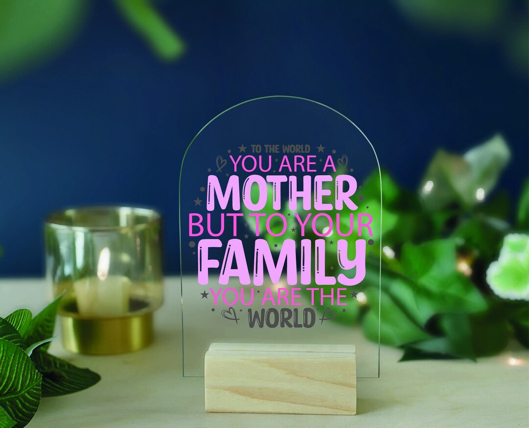 Gift Idea for Mom,custom Plexi Sign,gift for Mommy,personalized Gift ...