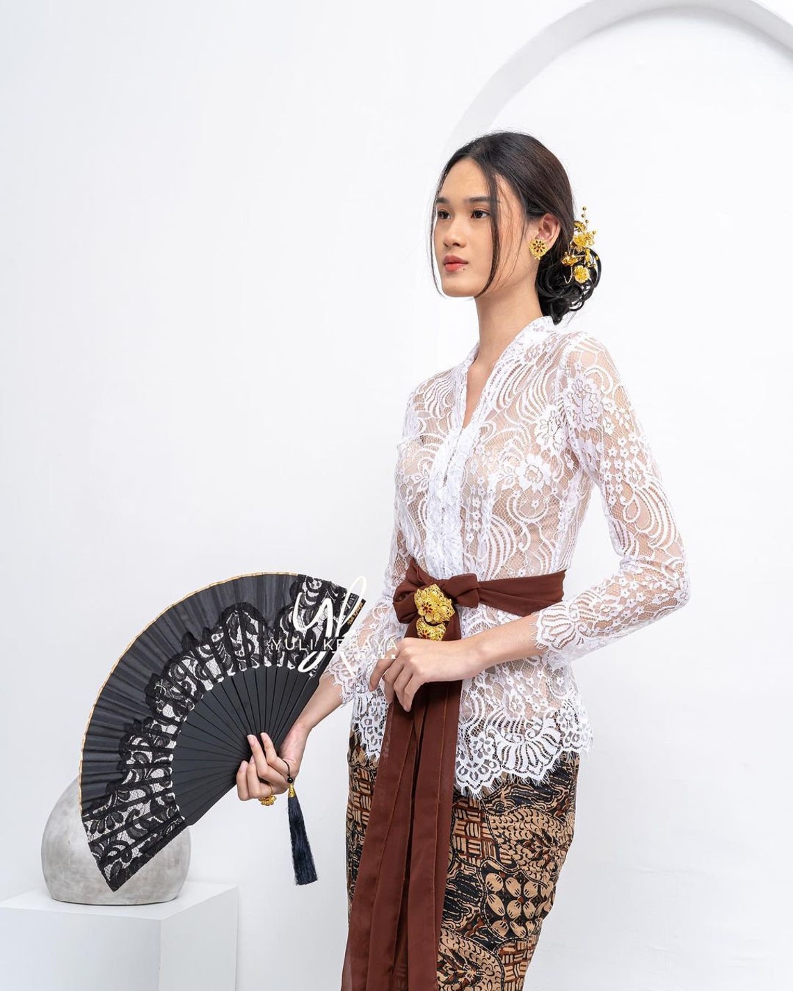 Kebaya Dress and Batik Men's Shirt for Wedding or Formal Event | Couple ...