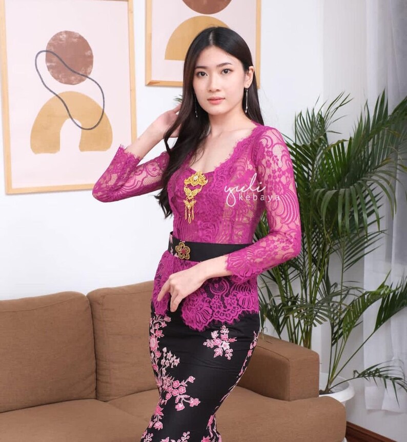 Kebaya Dress for Wedding or Formal Event | Full Set | Kebaya Indonesia ...
