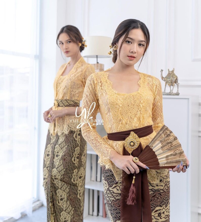 Kebaya Dress for Wedding or Formal Event | Full Set | Kebaya Indonesia ...