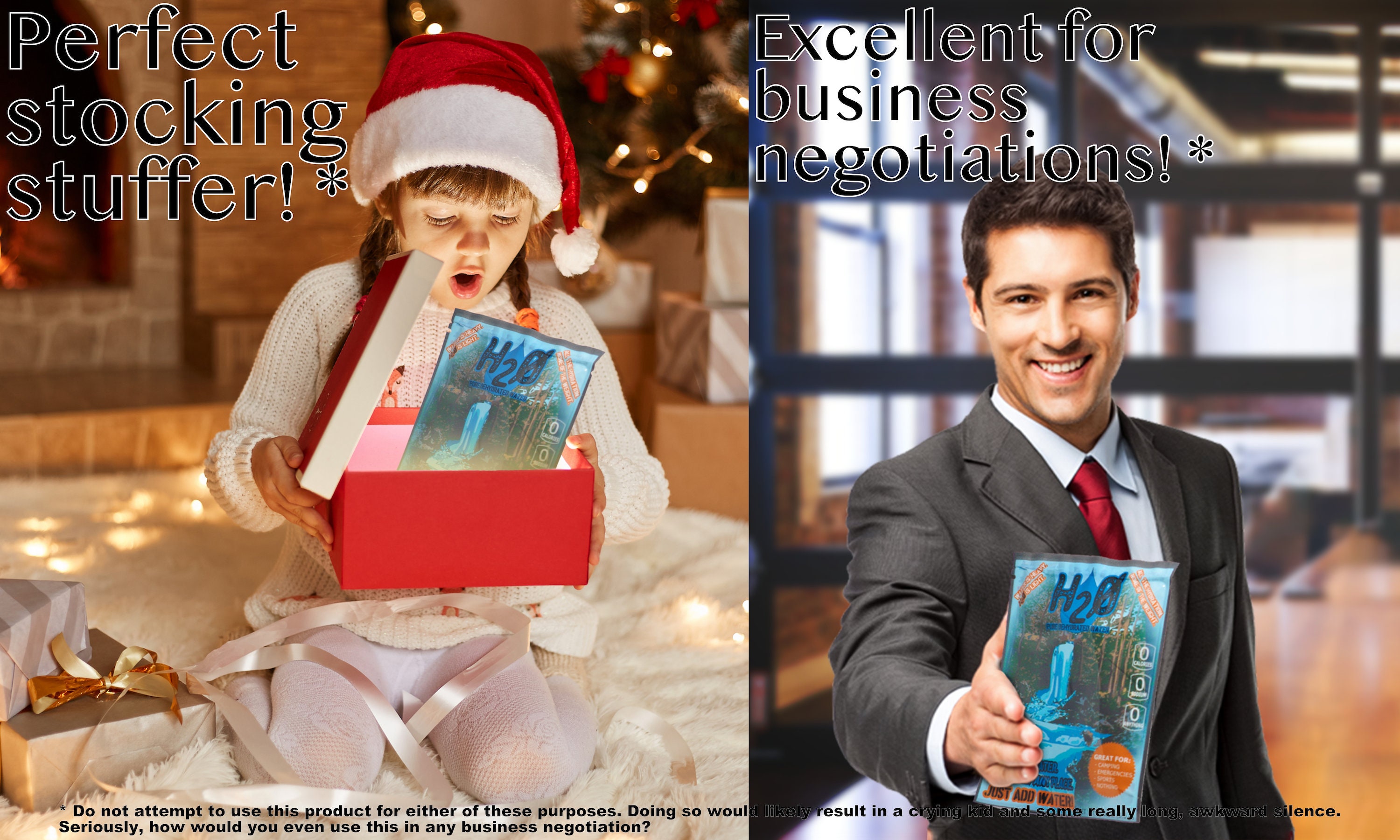 Dehydrated Water Gag Gift: Funny Prank Packets - Set of 4 - Etsy