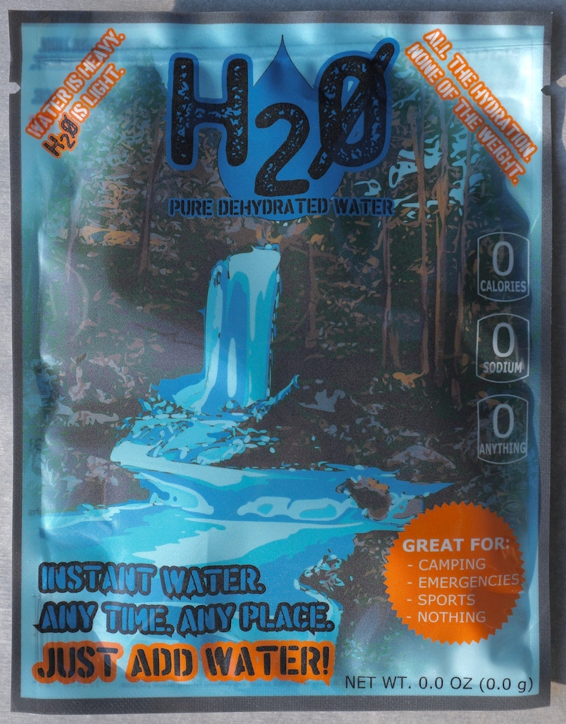 Dehydrated Water Gag Gift: Funny Prank Packets - Set of 4 - Etsy