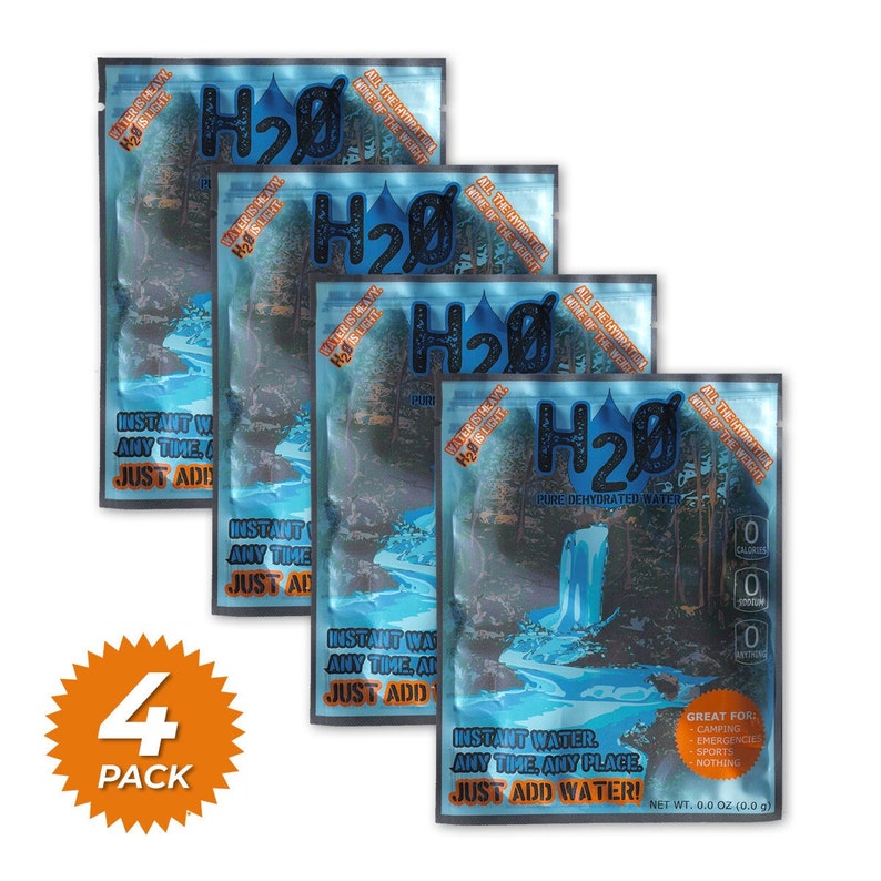 Dehydrated Water Gag Gift: Funny Prank Packets - Set of 4 - Etsy