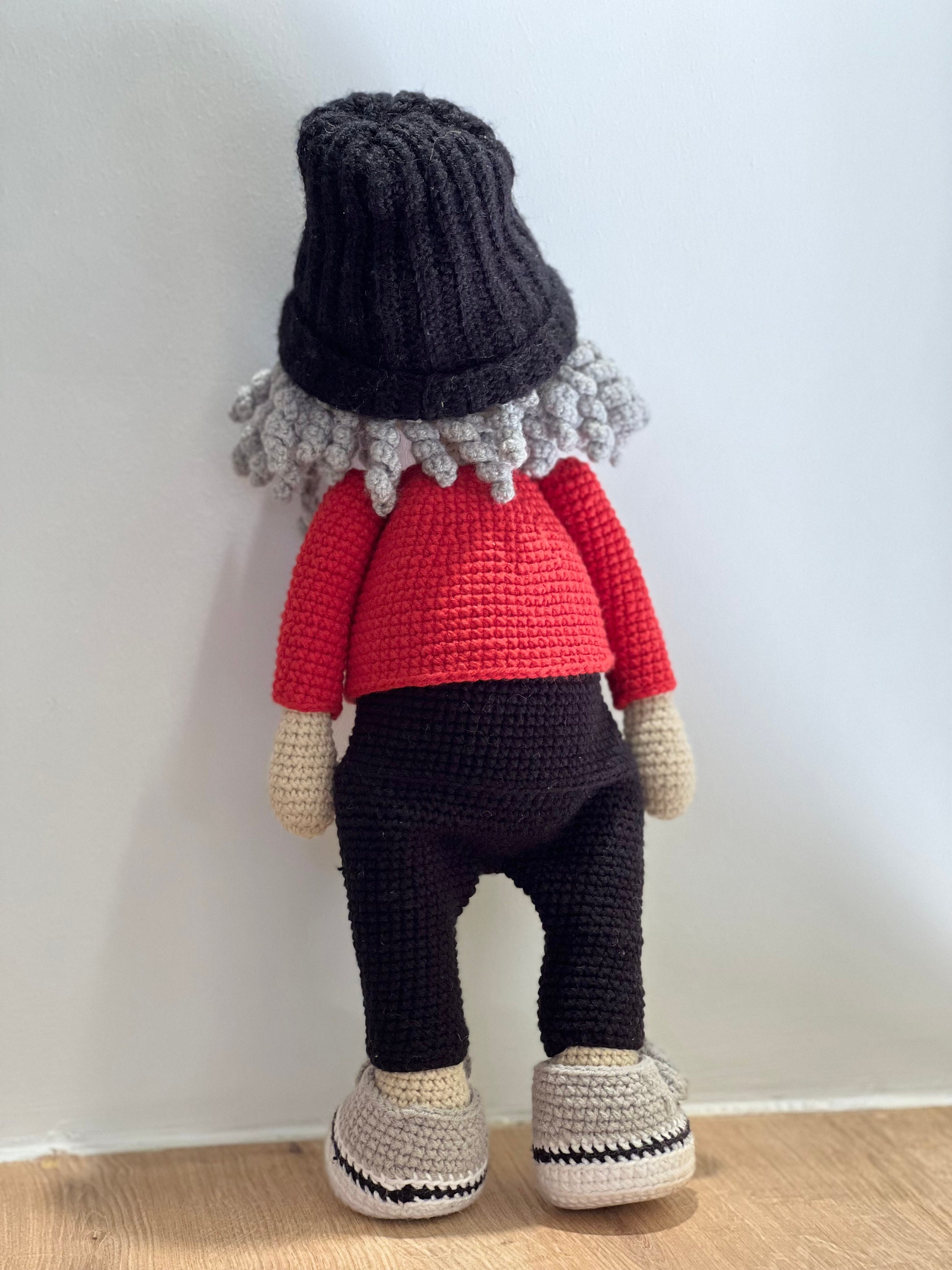 Homeless Guy Funny Amigurumi Toys Gift for Beer Lover Friend, Hand Knit ...