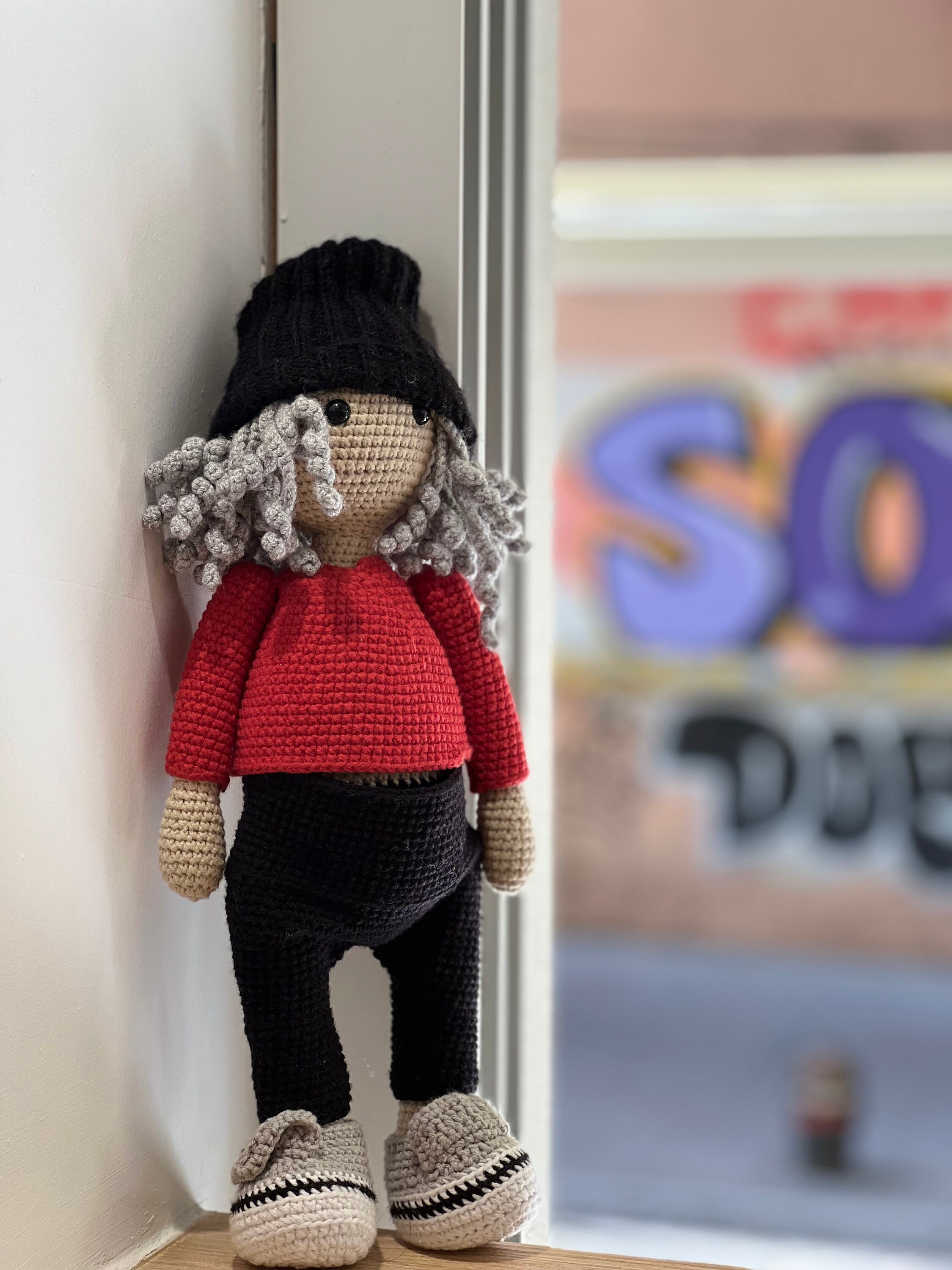 Homeless Guy Funny Amigurumi Toys Gift for Beer Lover Friend, Hand Knit ...