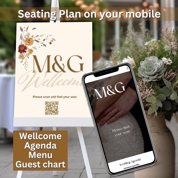 Qr Code Seating Chart - Etsy