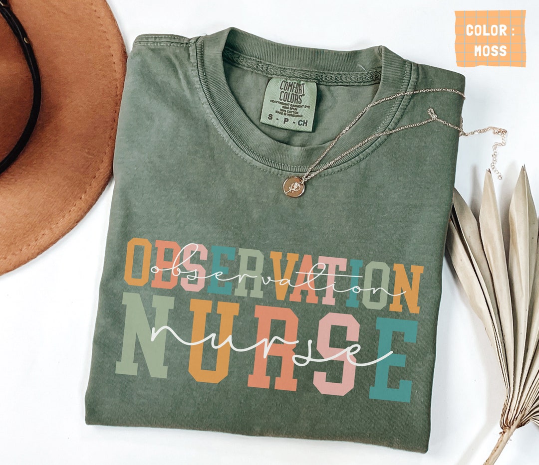 Retro Observation Nurse Shirt, OBS Nurse Sweater, Gift for Observation ...