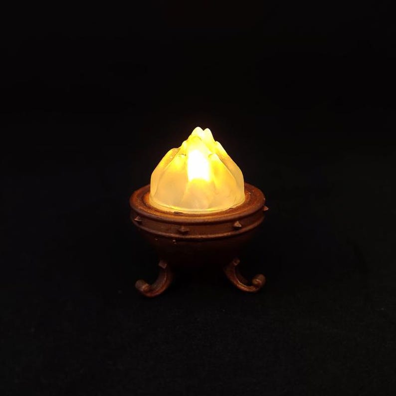 Arcane Flame Brazier — LED Fantasy Tabletop Light (UNPAINTED) - Etsy