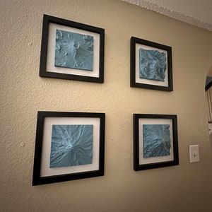 Custom Design! | 3D Printed Topographic Map Wall Art - Made in ...