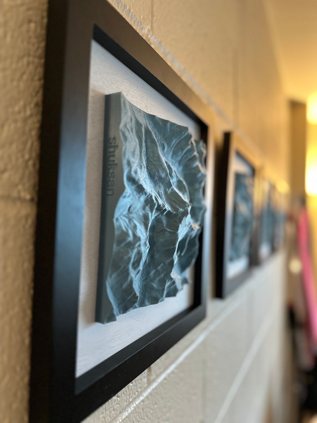 Custom Design! | 3D Printed Topographic Map Wall Art - Made in ...
