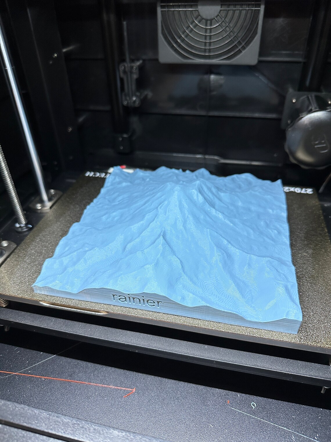 Custom Design! | 3D Printed Topographic Map Wall Art - Made in ...