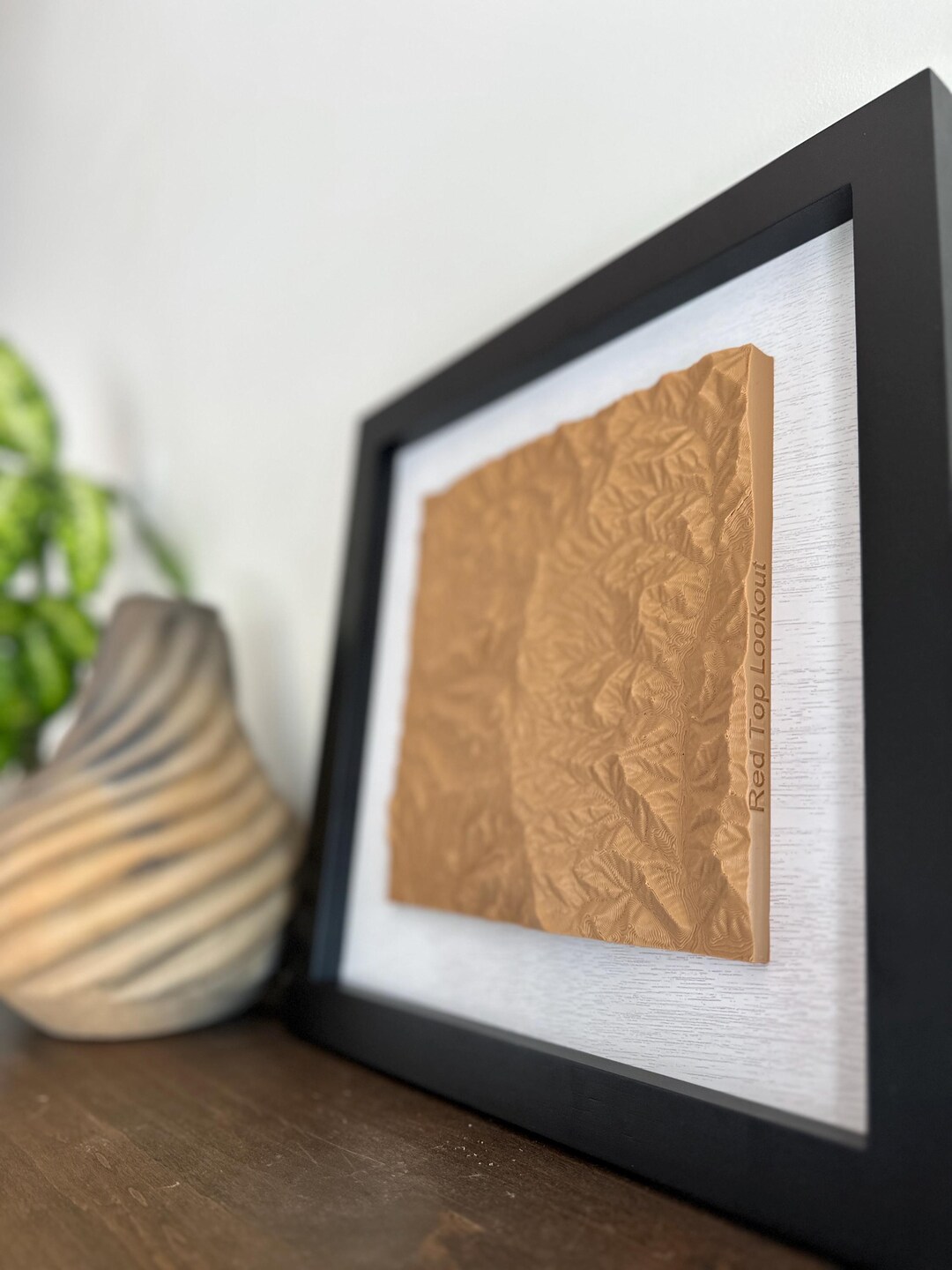 Custom Design! | 3D Printed Topographic Map Wall Art - Made in ...