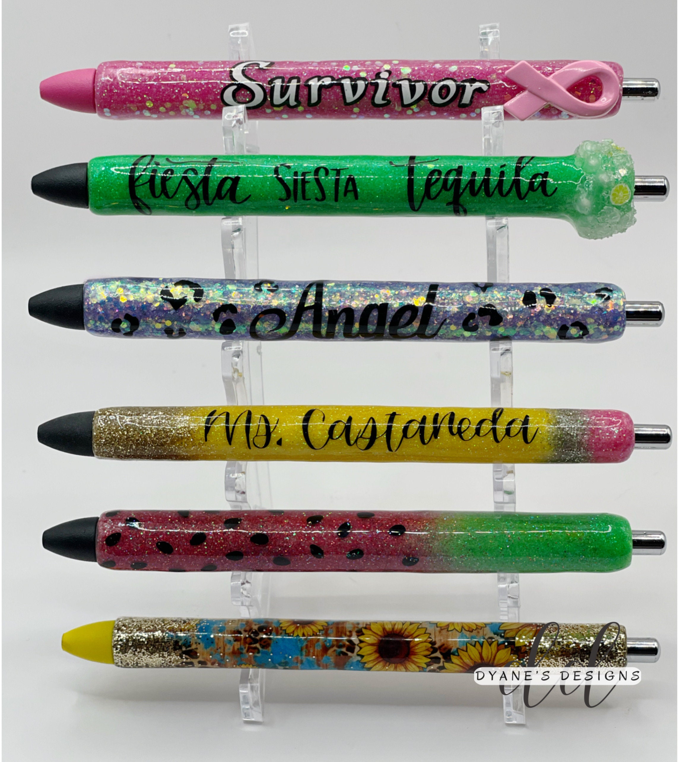 Custom Epoxy Pens - Etsy
