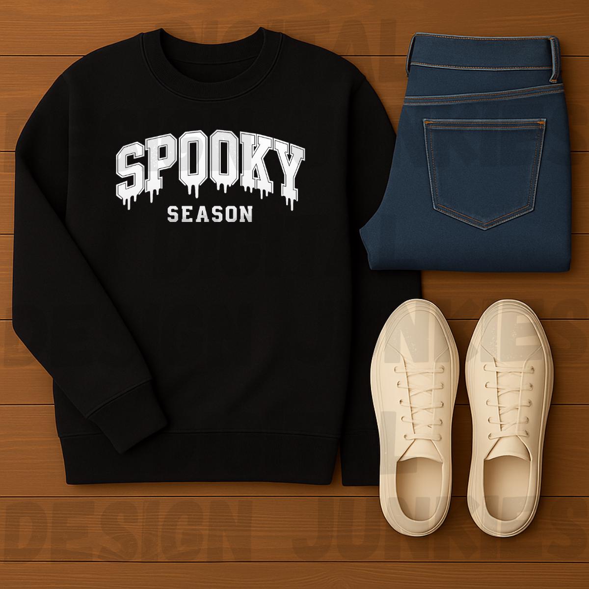 Spooky Season Dripping Letters PNG, Halloween Shirt Sublimation Design ...