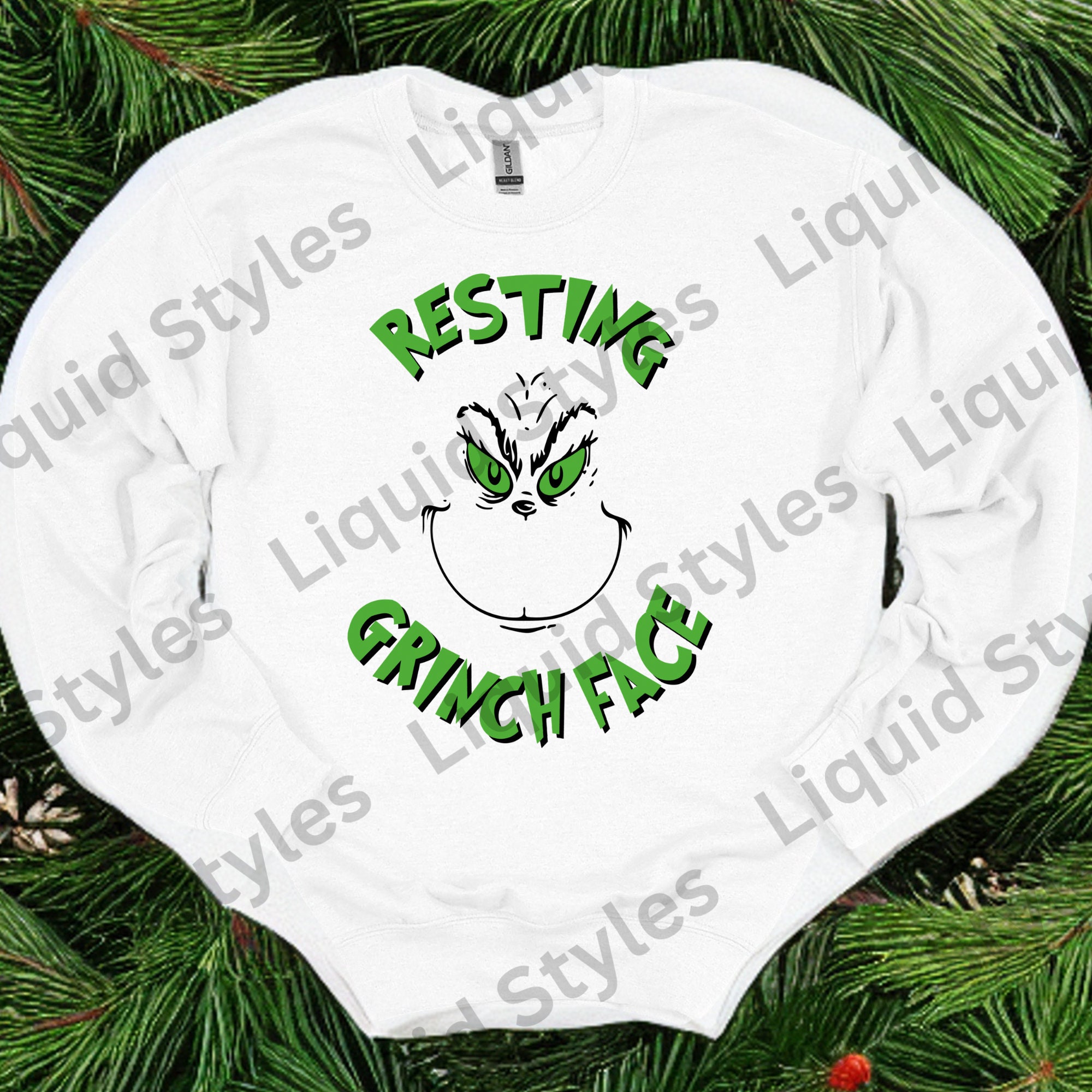 Grinch Face Png Grinch Face Png Grinch Digital Download - Etsy