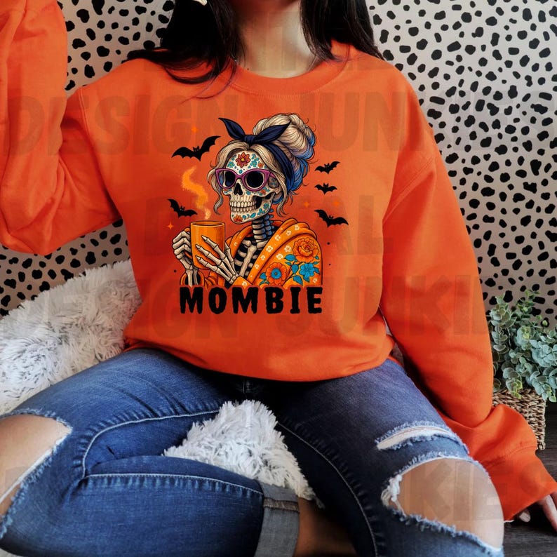 Funny Mombie Png, Halloween Mom Png, Halloween Mombie Design, Halloween ...