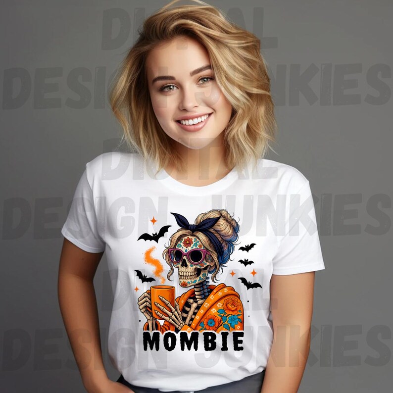 Funny Mombie Png, Halloween Mom Png, Halloween Mombie Design, Halloween ...