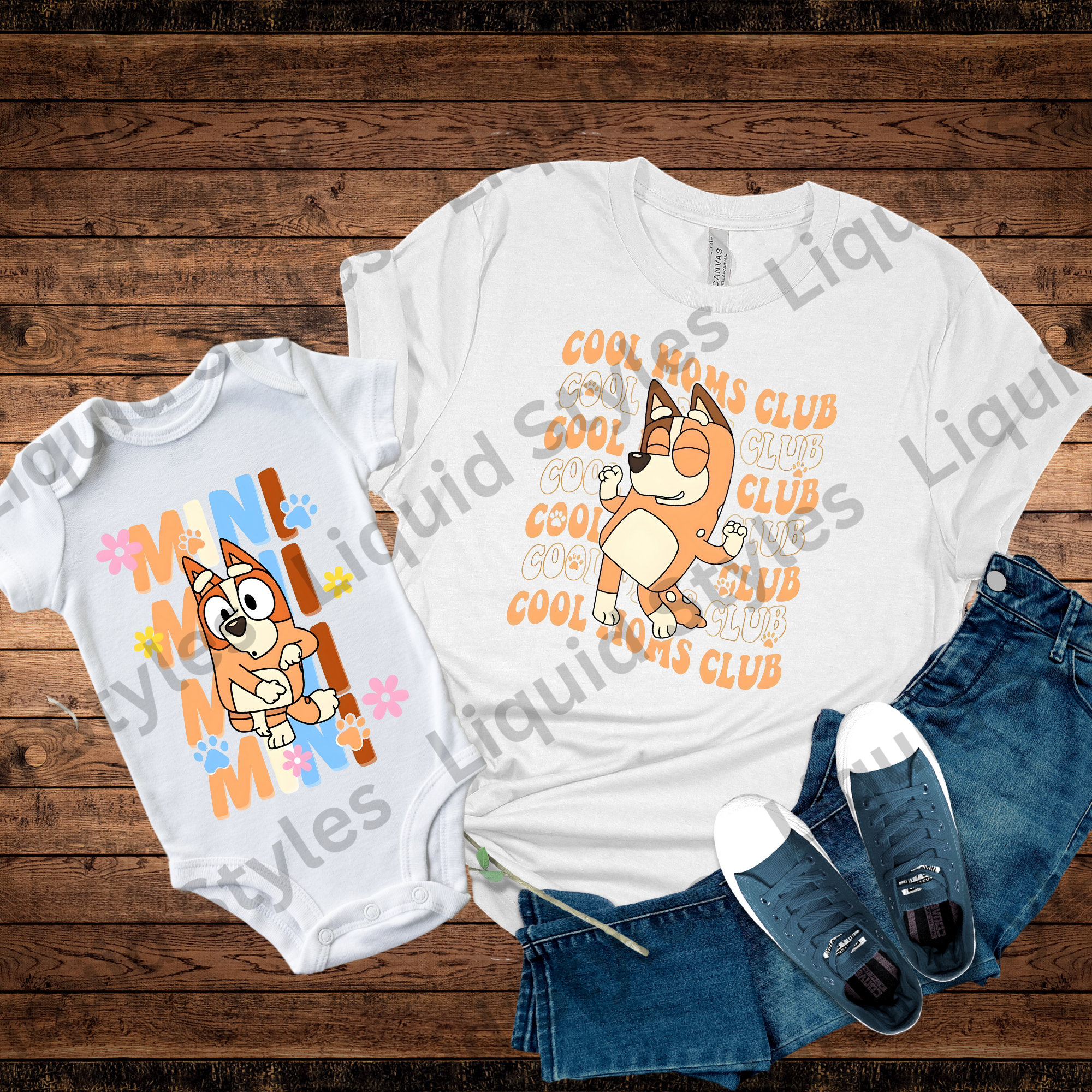 Bluey Shirt, Matching Family Bluey and Bingo Shirts, Bluey and Bingo ...