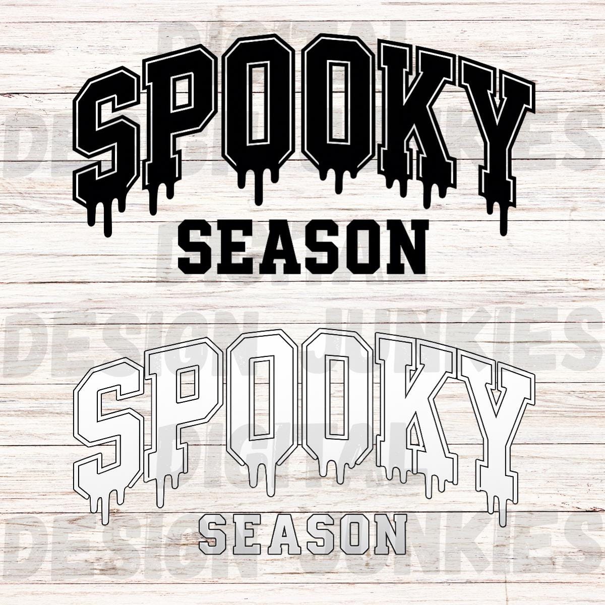 Spooky Season Dripping Letters PNG, Halloween Shirt Sublimation Design ...
