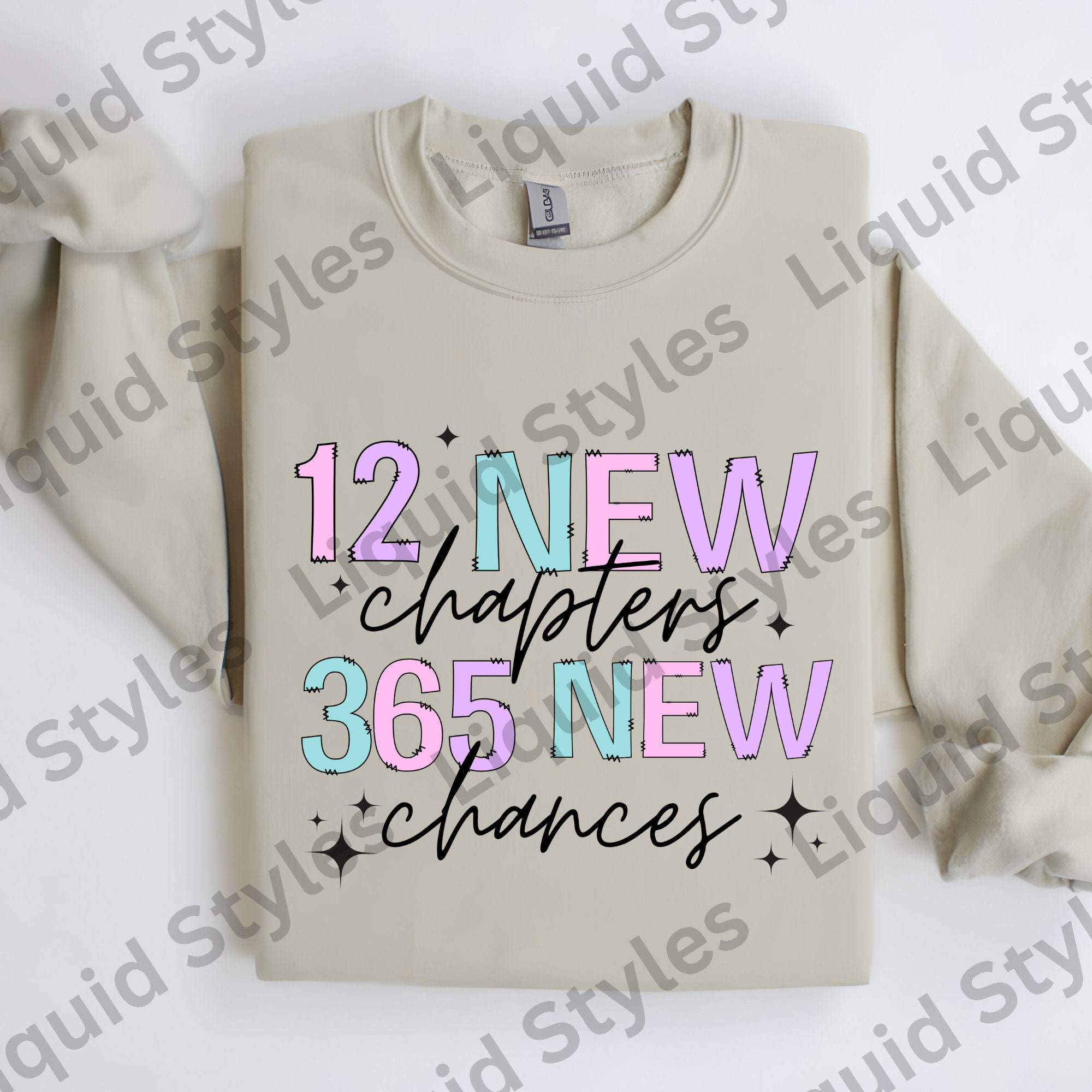 12 New Chapters 365 New Chances PNG, New Years Digital Design Download ...