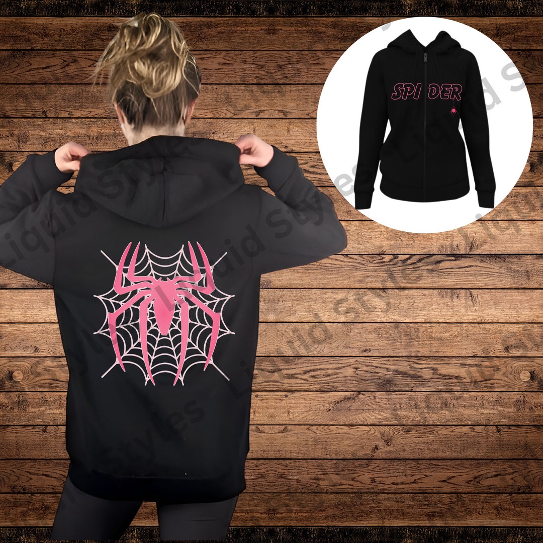 Spider Hoodie, Ghost Spider Hoodie, Spider-man, Web, Girl Spider ...
