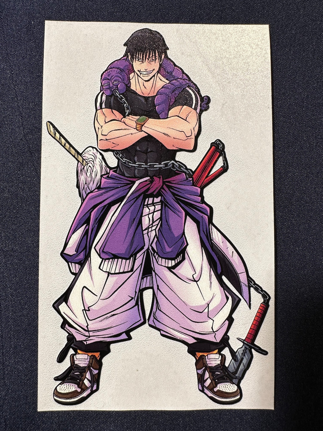 Daddy Toji Street Style Vinyl Sticker 5x3 Inches - Etsy