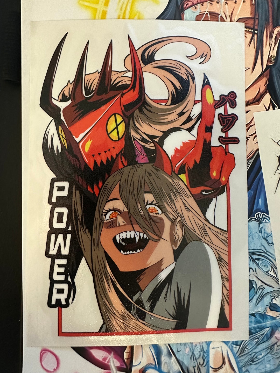 Power Hammer Devil Aura (chainsaw Man) Vinyl Sticker - Etsy
