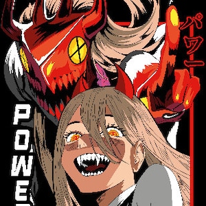 Power Hammer Devil Aura (chainsaw Man) Vinyl Sticker - Etsy