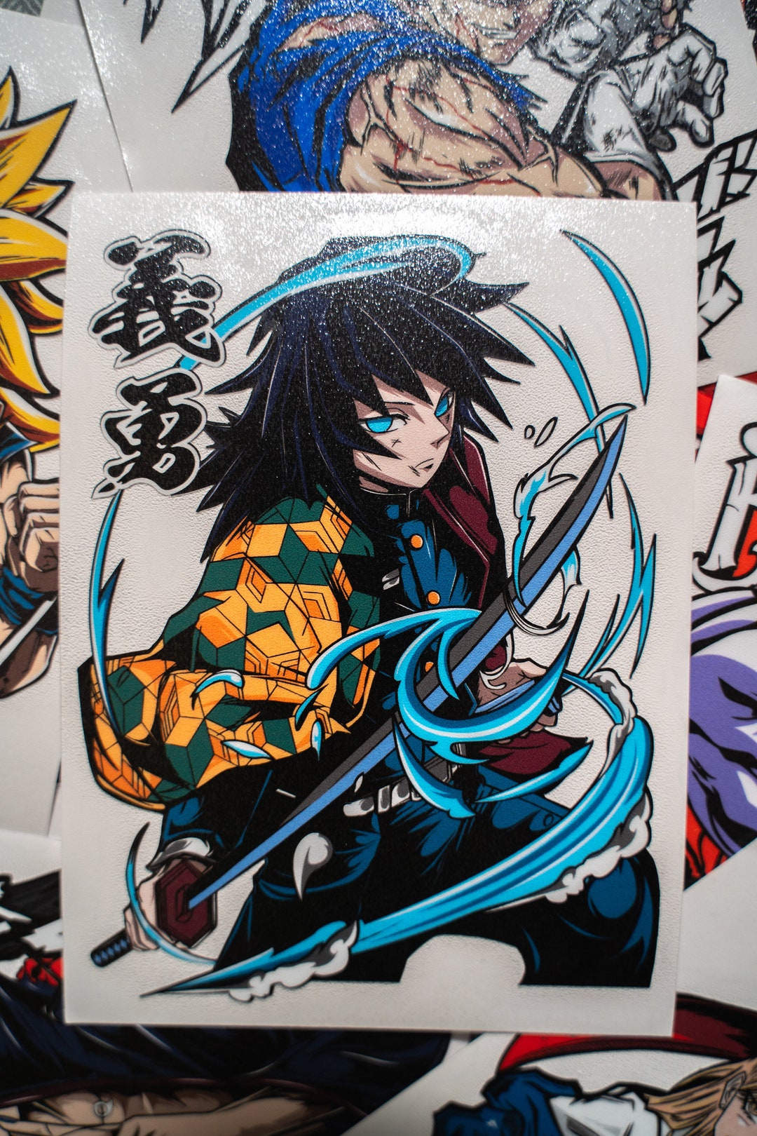 Giyu Tomioka Water Breathing Vinyl Sticker - Etsy