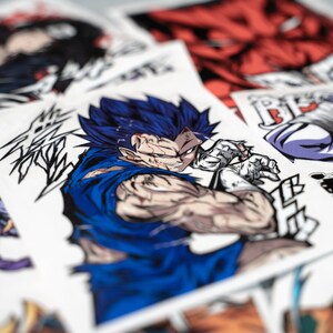 Vegeta Ultra Ego Vinyl Sticker - Etsy